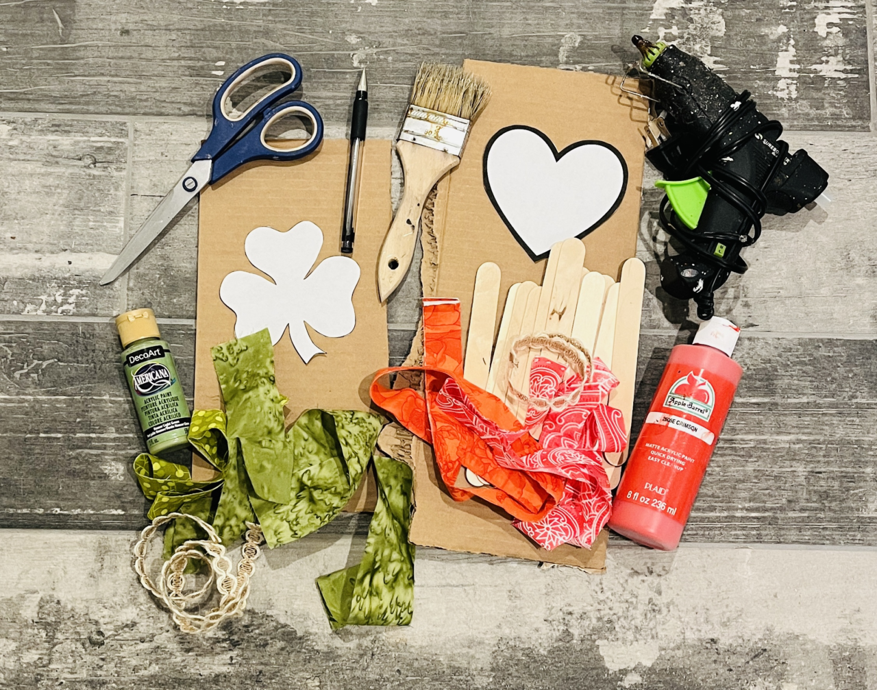 Cardboard and Popsicle Stick Craft DIY - Doing What We Love