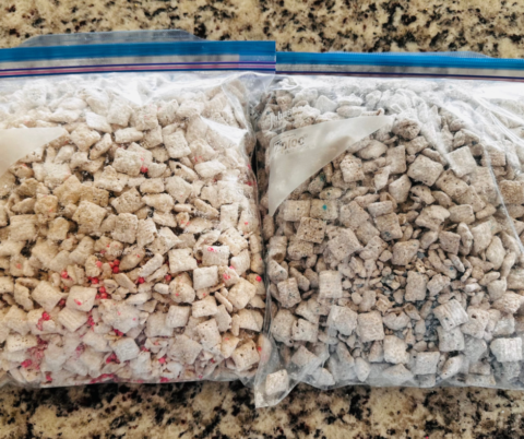 Baby Shower Muddy Buddies - Doing What We Love