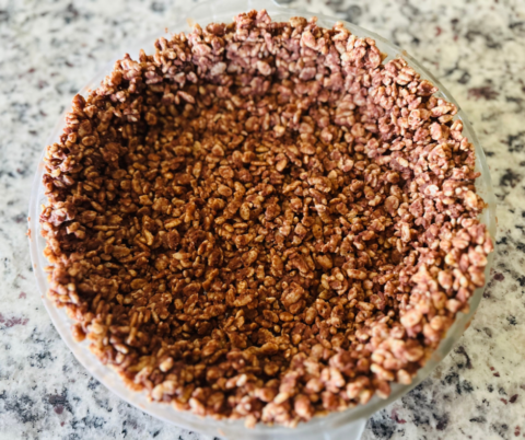 Peanut Butter Chocolate Pie - Doing What We Love